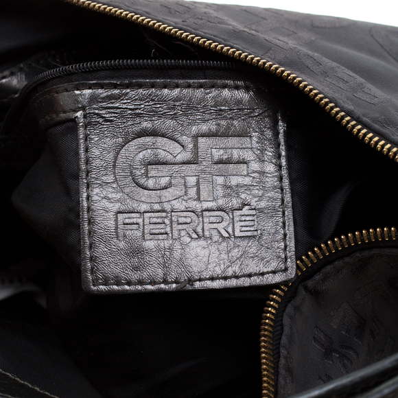 Gianfranco Ferre | Bags | Gianfranco Ferre Black Nylon And Leather ...
